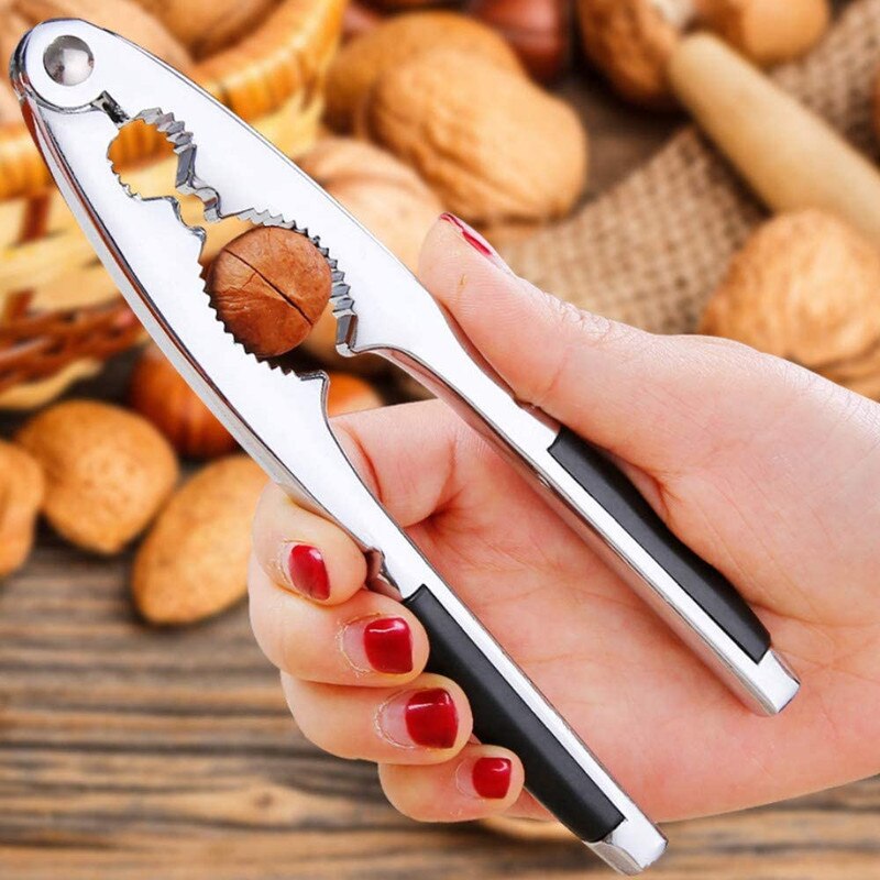 Spargator de nuci, Aliaj de zinc, Argintiu/Negru - eMAG.ro