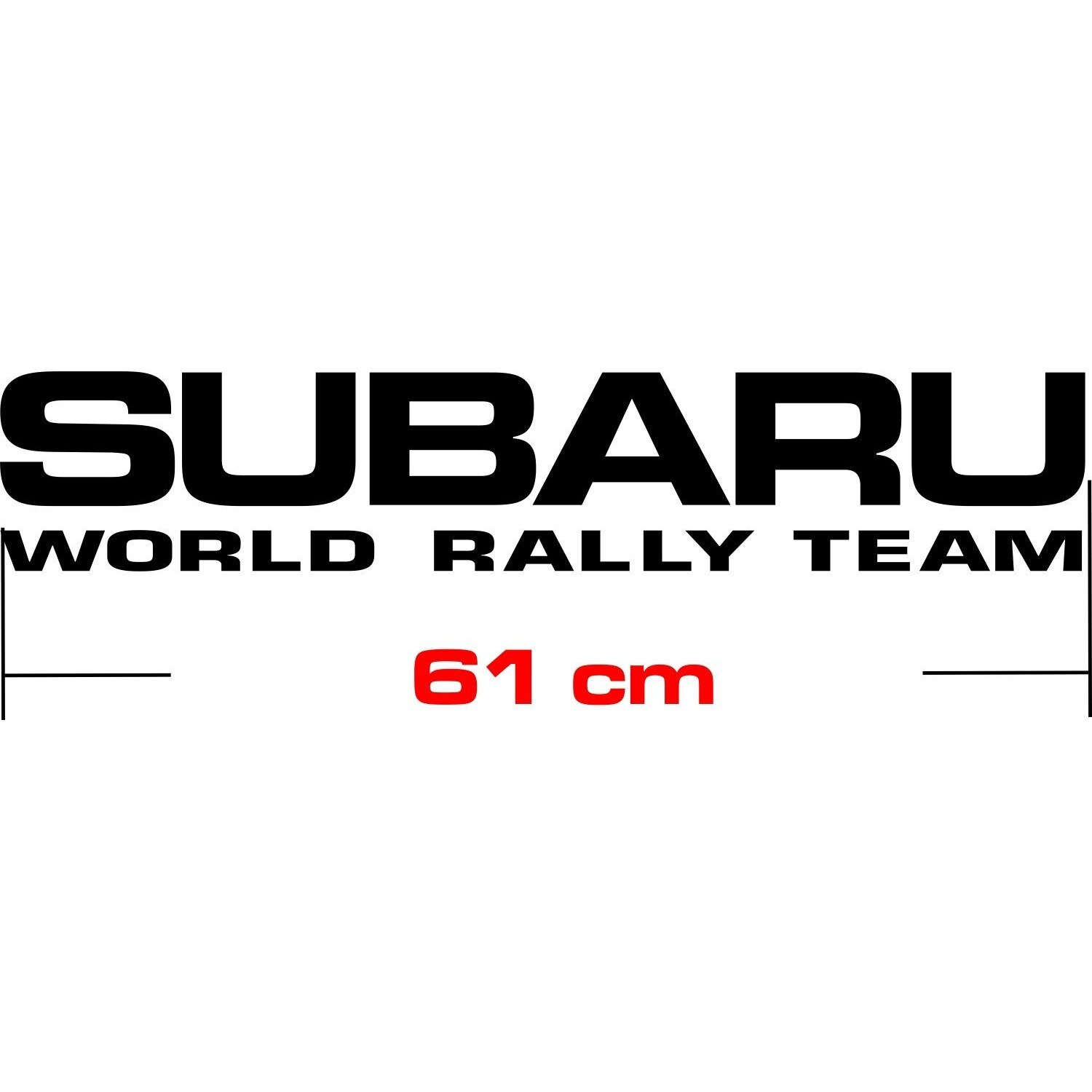 Set autocolante, CarStickers.pl, Pentru Subaru Rally Team - eMAG.ro