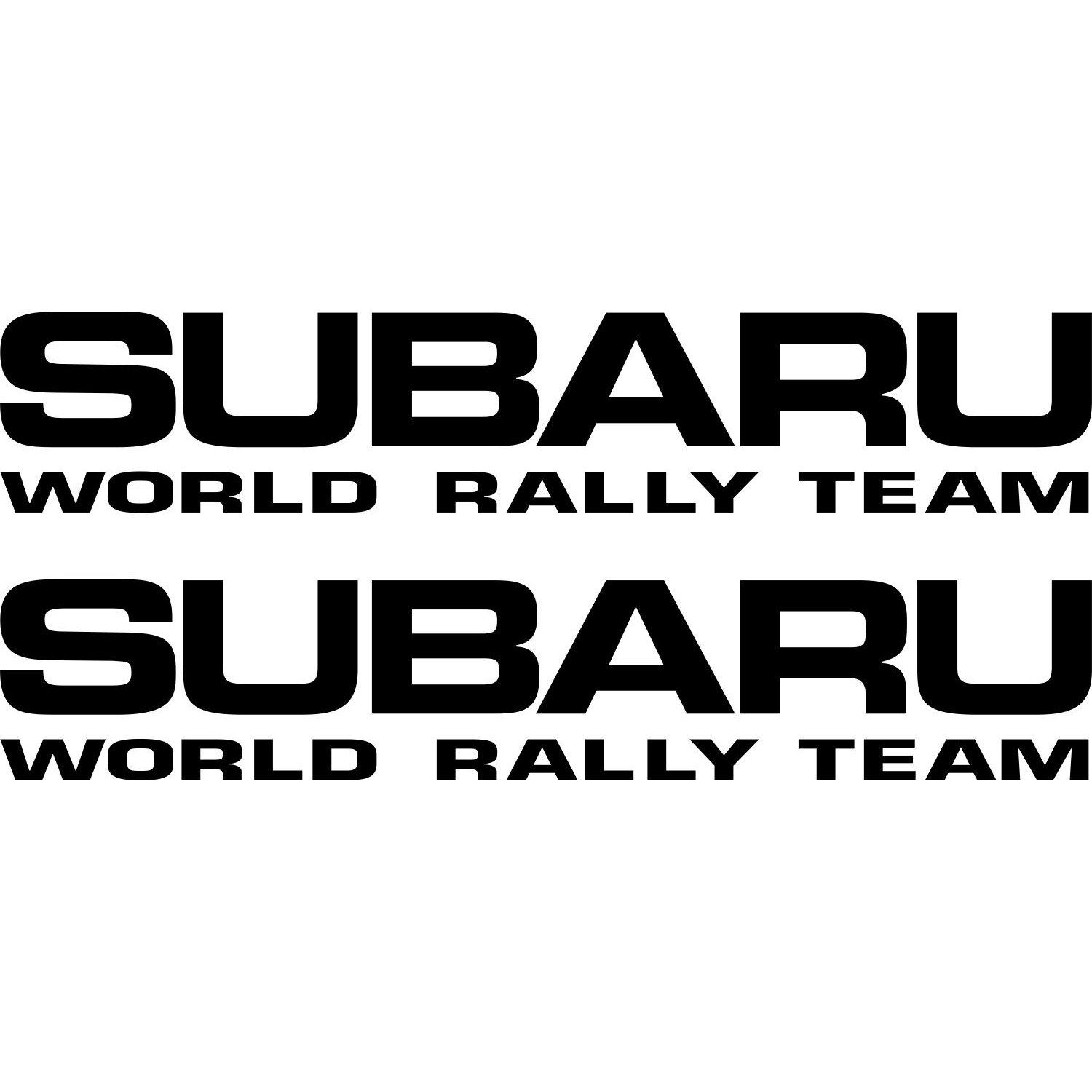 Set autocolante, CarStickers.pl, Pentru Subaru Rally Team - eMAG.ro