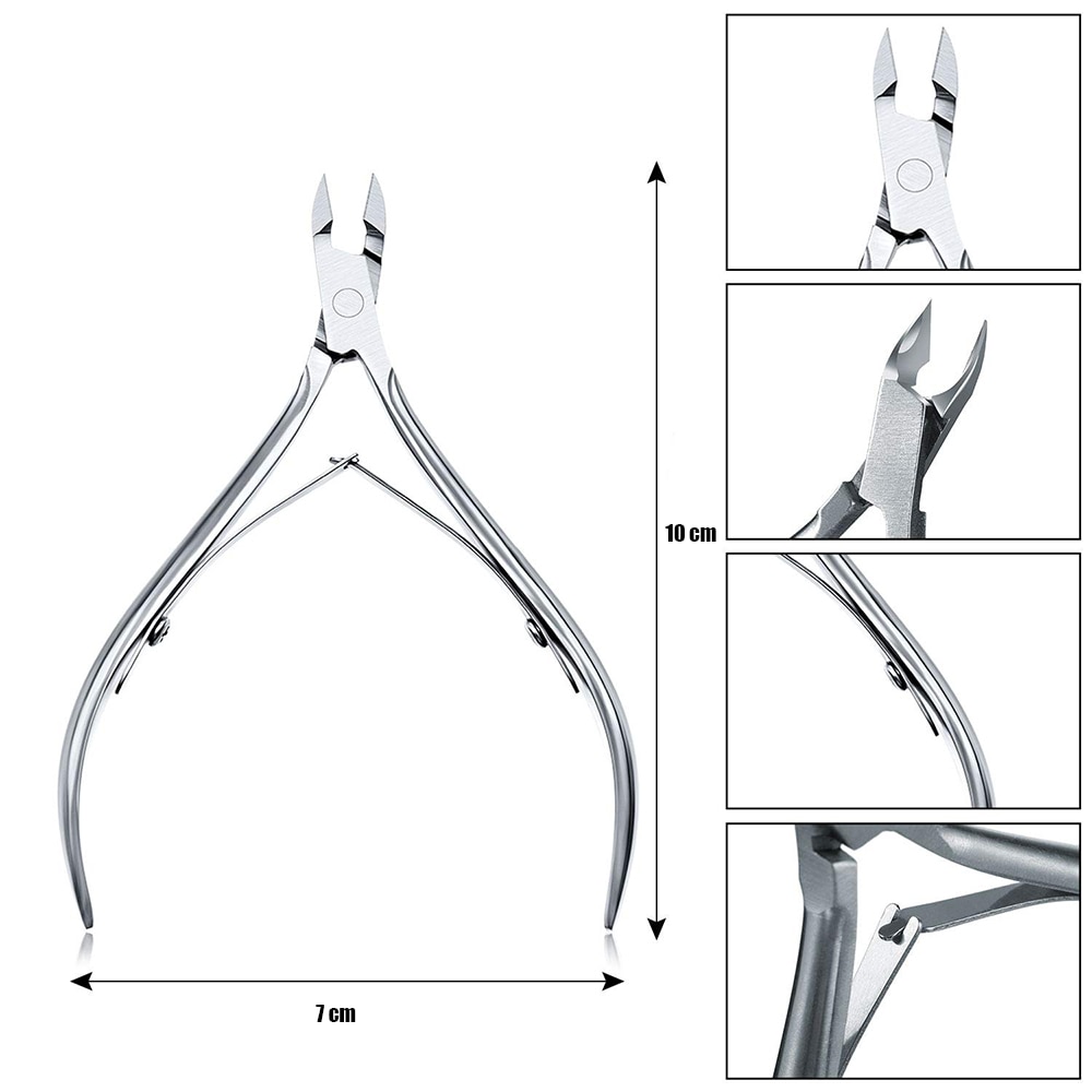 Set ingrijire 3 piese, forfecuta pentru cuticule, pusher cuticule ...