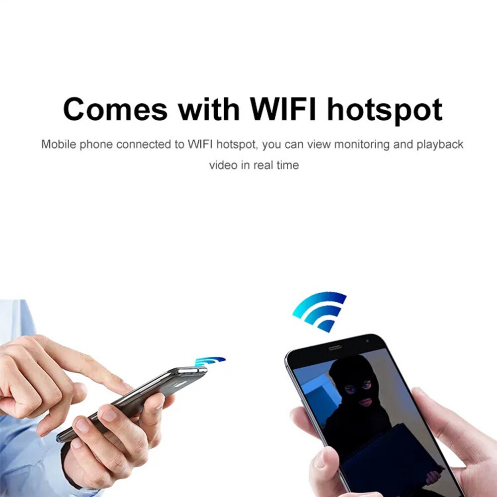 Mini Spy Camera Set Trendmark SQ29, 16g microSD kártya mellékelve, WI ...