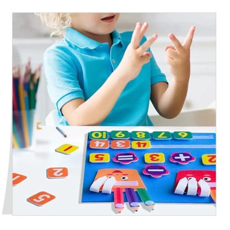 Joc matematic educativ, Invatam Adunarea si Scaderea cu Creioane ...