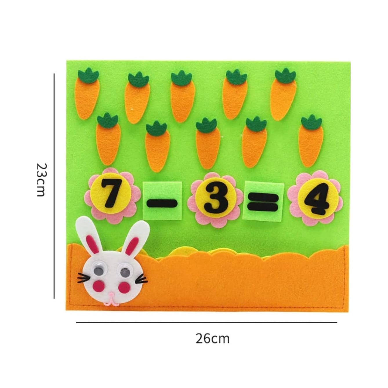 Joc matematic educativ, Invatam Adunarea si Scaderea, Iepurasul Cu ...