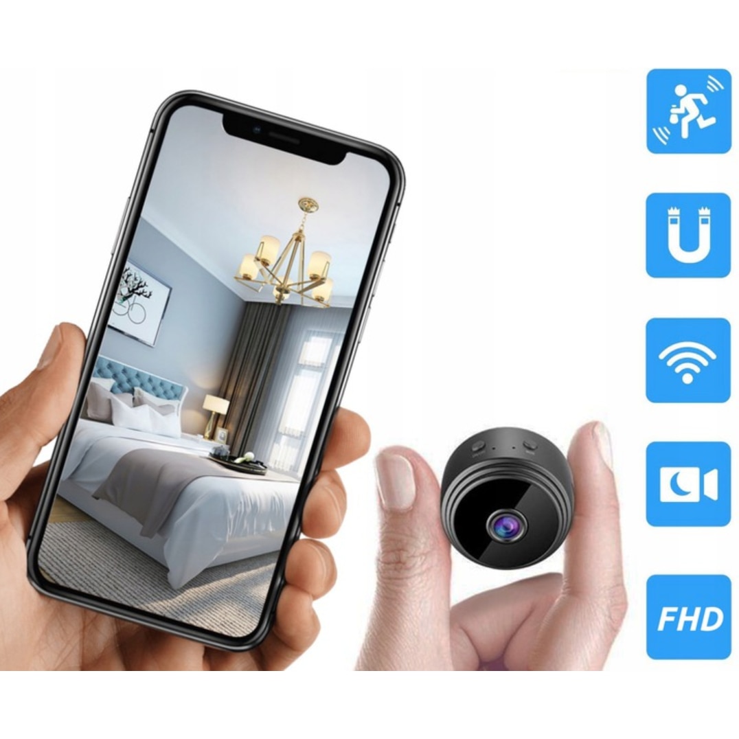 Mini Camera, Functie Audio/Video, De Spionaj, Moderna, Night Vision ...