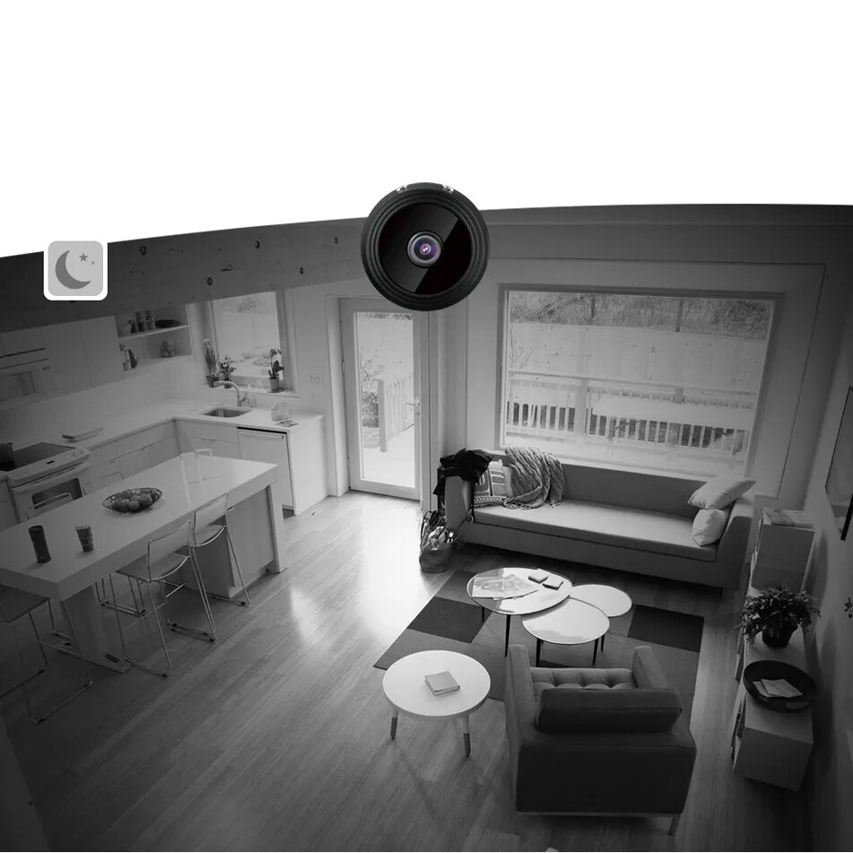 Mini Camera, Functie Audio/Video, De Spionaj, Moderna, Night Vision ...