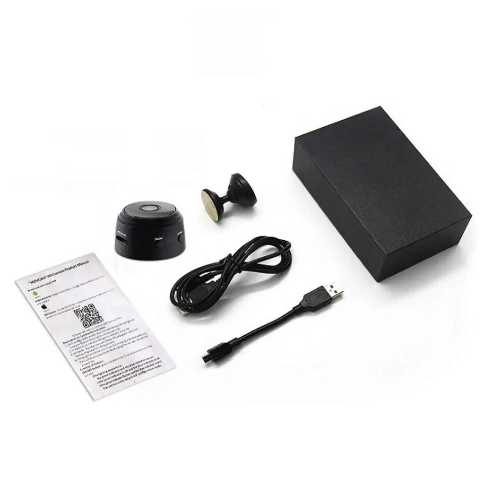Mini kamera, Audio/Videó funkció, Kém, Modern, Éjszakai látás, Wifi ...