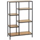 Biblioteca, Jysk, ABS/MDF/Melamina/Metal, 5 rafturi, 70 x 109 x 30 cm ...