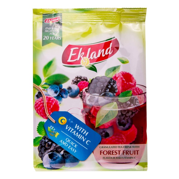 Ceai granulat instant cu extract de fructe de padure si vitamina C 300g ...