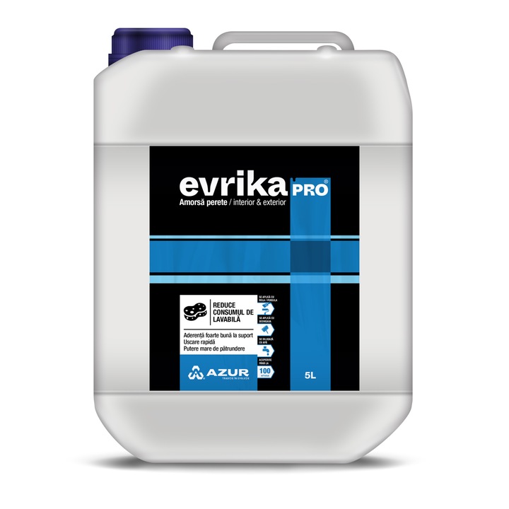 Amorsa perete Evrika PRO 5L, Azur - eMAG.ro