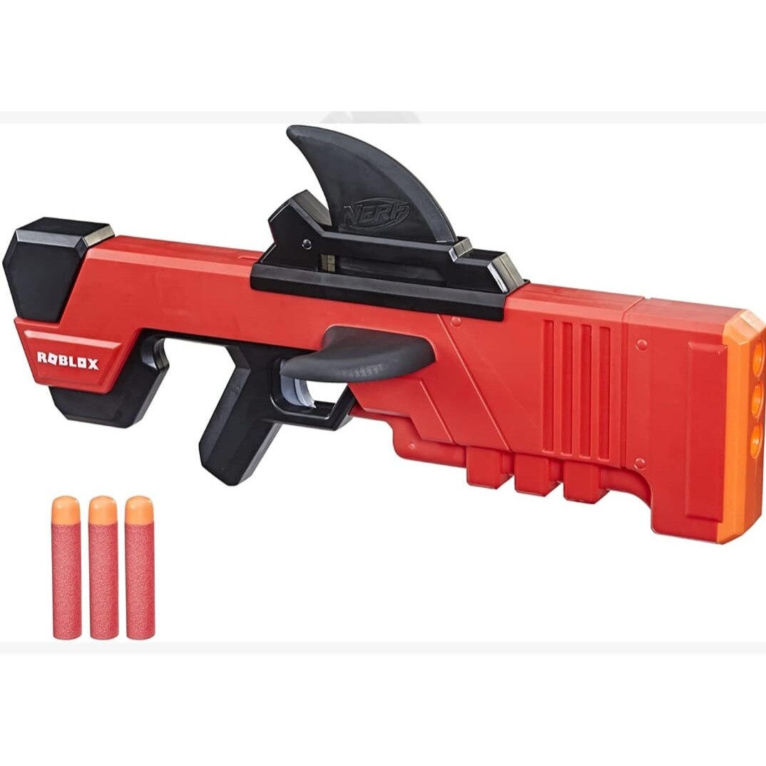 Pusca Nerf Roblox - Mm2 Shark Seeker, 3 proiectile - eMAG.ro