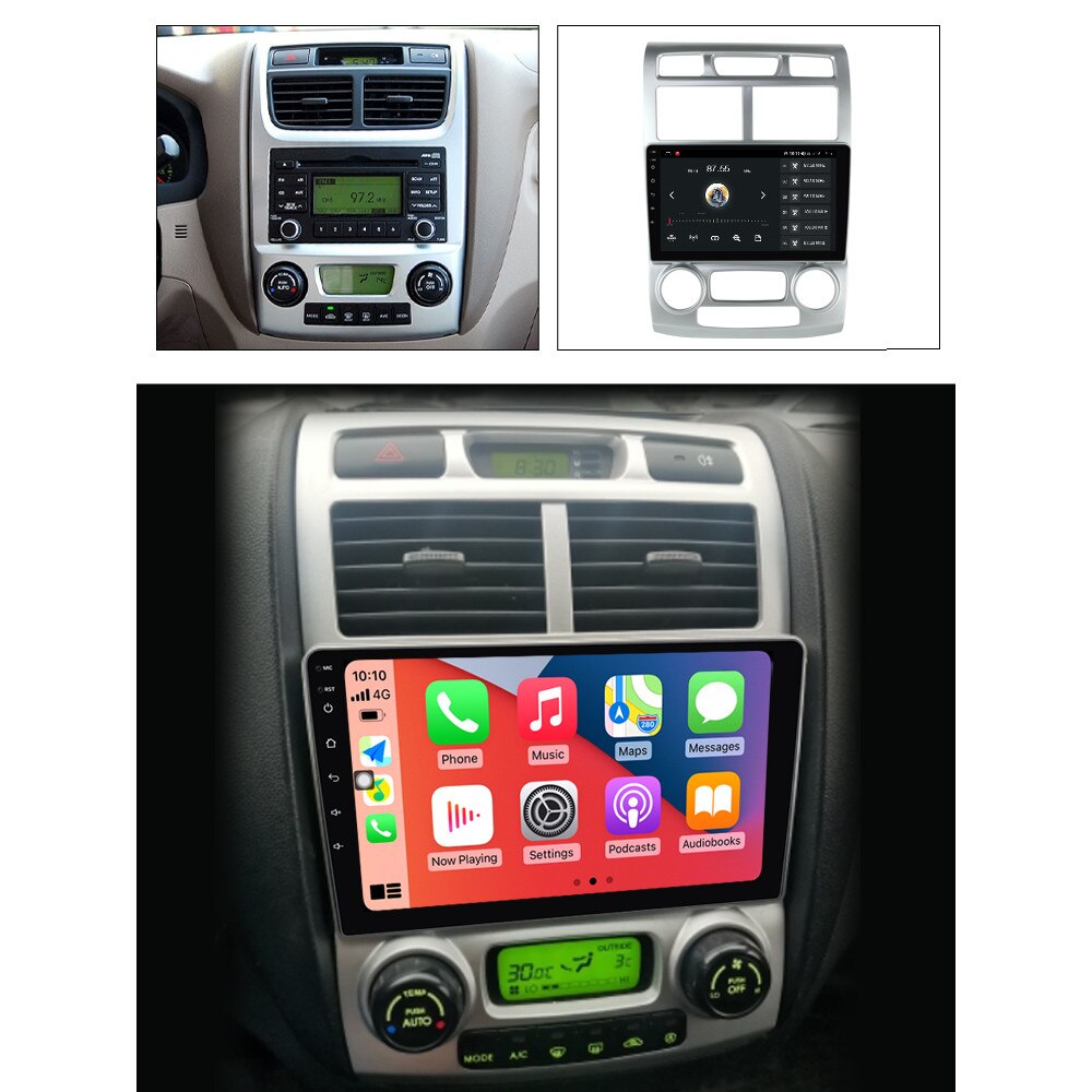 Navigatie dedicata KIA Sportage 2004-2007, NAVI-IT, Android 13, Wireless Carplay si Android auto ...
