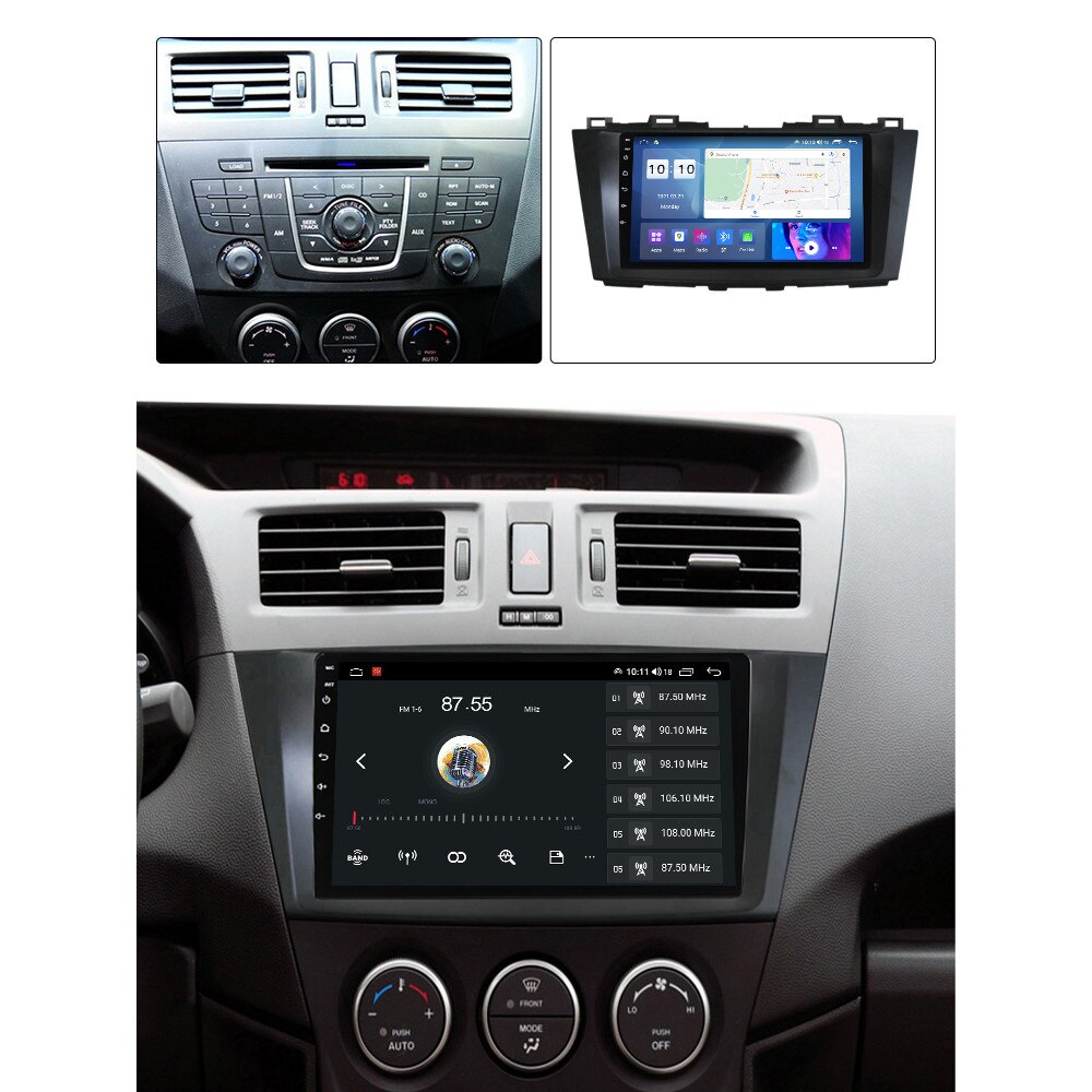 Navigatie dedicata Mazda 5 2010-2015, NAVI-IT, Android 13, Wireless Carplay si Android auto 2 GB ...