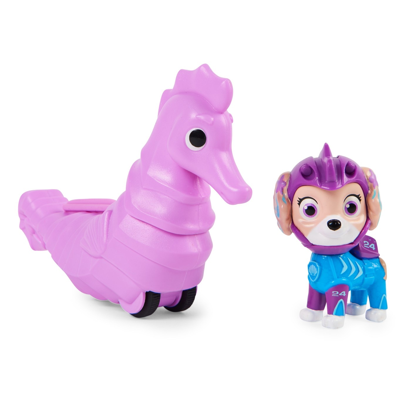 Set 2 figurine Paw Patrol Aqua Pups - Coral si calut de mare - eMAG.ro