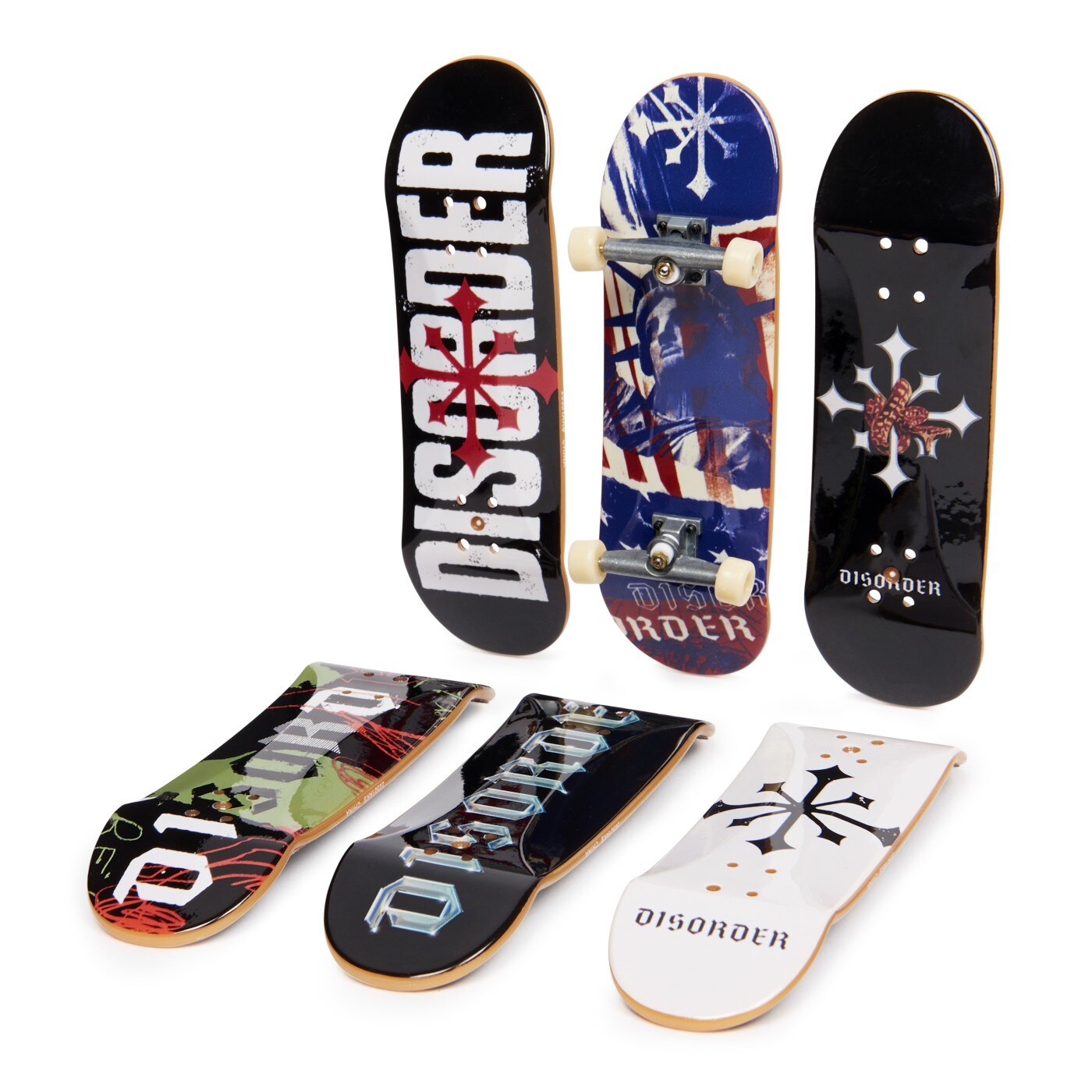 Set 6 piese Tech Deck - Fingerboard Disorder - eMAG.ro