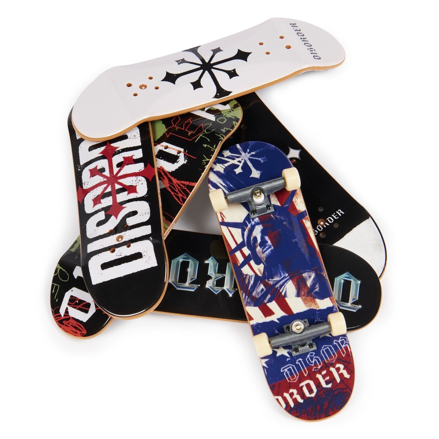 Set 6 piese Tech Deck - Fingerboard Disorder - eMAG.ro