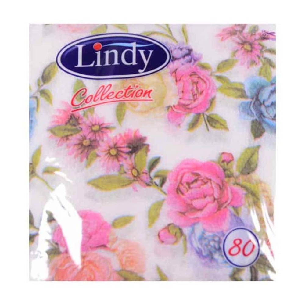 Servetele Lindy Model, Dimensiune 33x33 cm, 1 Strat, 80 Foi/Pachet ...