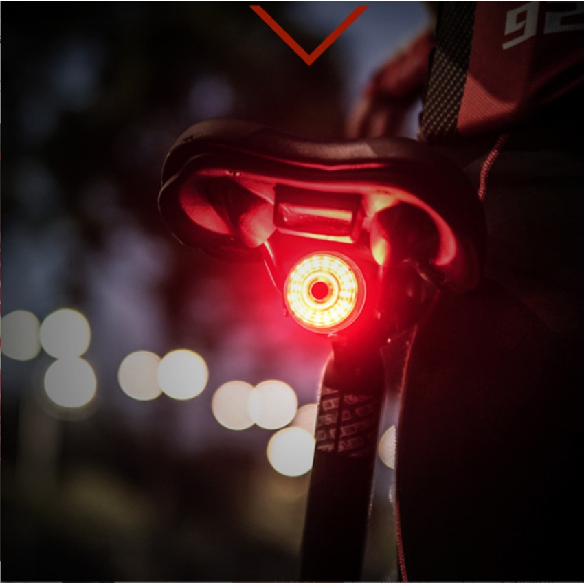 Lumina inteligenta pentru frana de bicicleta, BOMSTOM, Incarcare USB, 6 ...