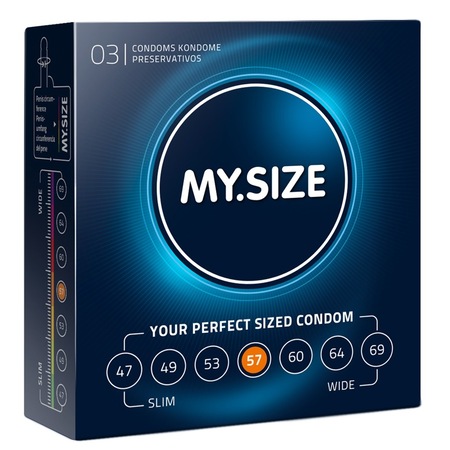 Презервативи MY SIZE 57 x 3 бр - eMAG.bg