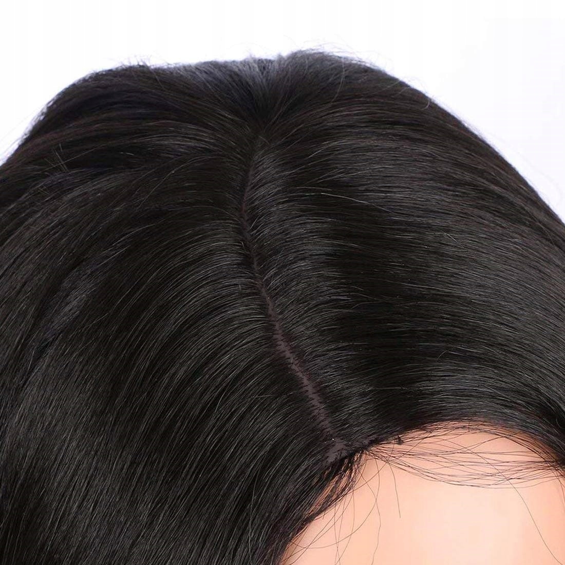 Peruca lunga cu par, Valuri, Lungime 70cm, Negru - eMAG.ro