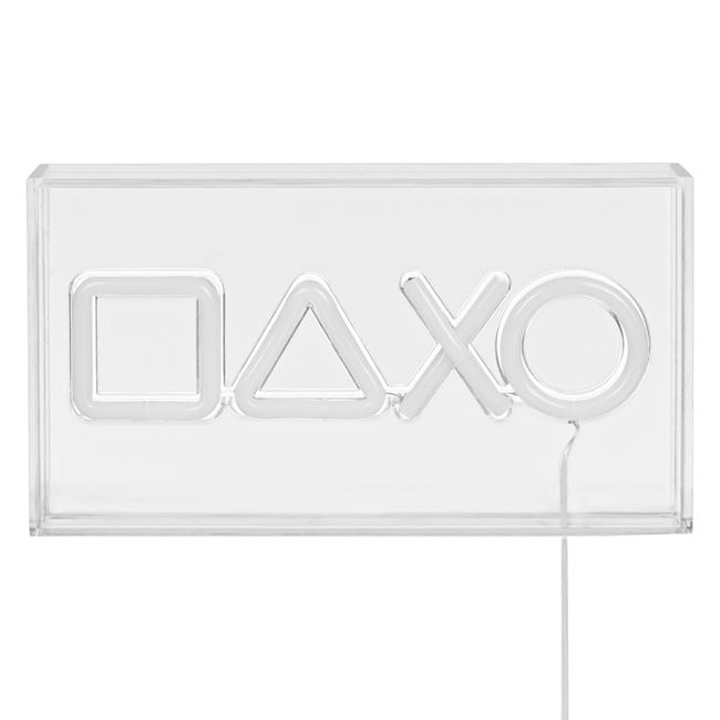 I-JMB Colorful Gamer Világító dekoráció, LED Neon PlayStation szimbólum ...