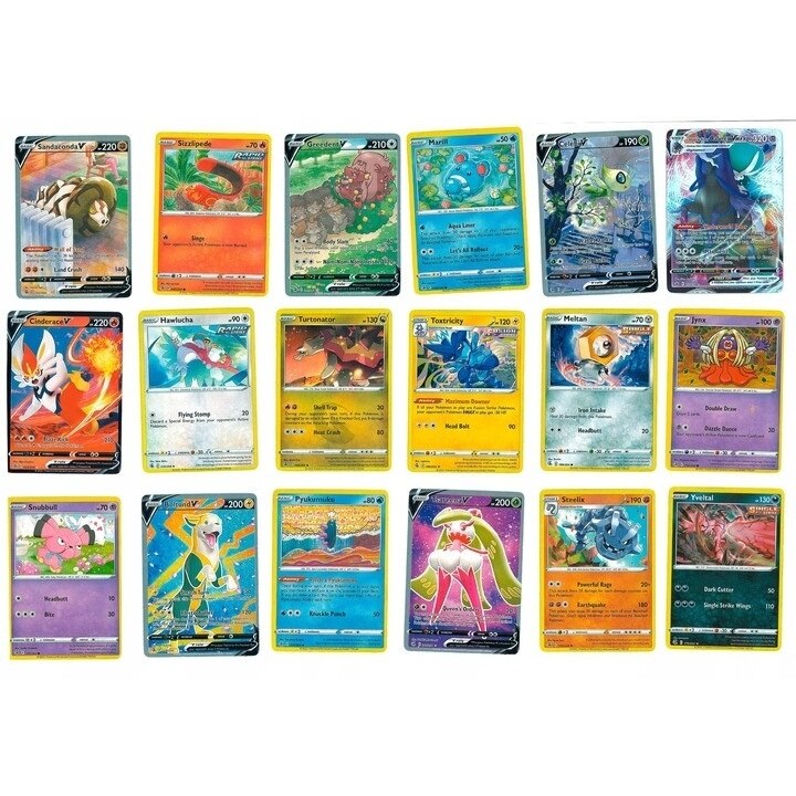 Carti de joc Pokemon, 100 carti, 6 ani+, Multicolor - eMAG.ro