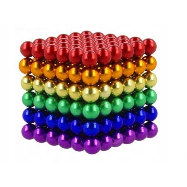 Set 216 bile magnetice Neocube, 3 mm, Multicolor - eMAG.ro