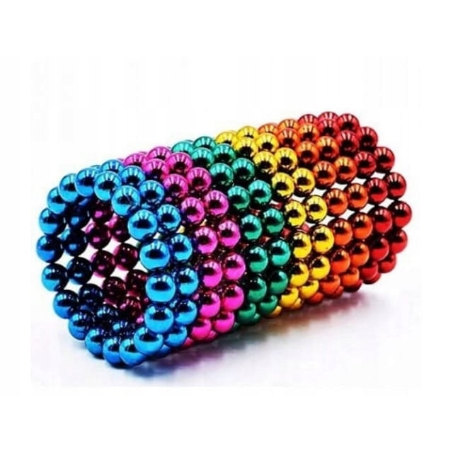 Set 216 bile magnetice Neocube, 3 mm, Multicolor - eMAG.ro