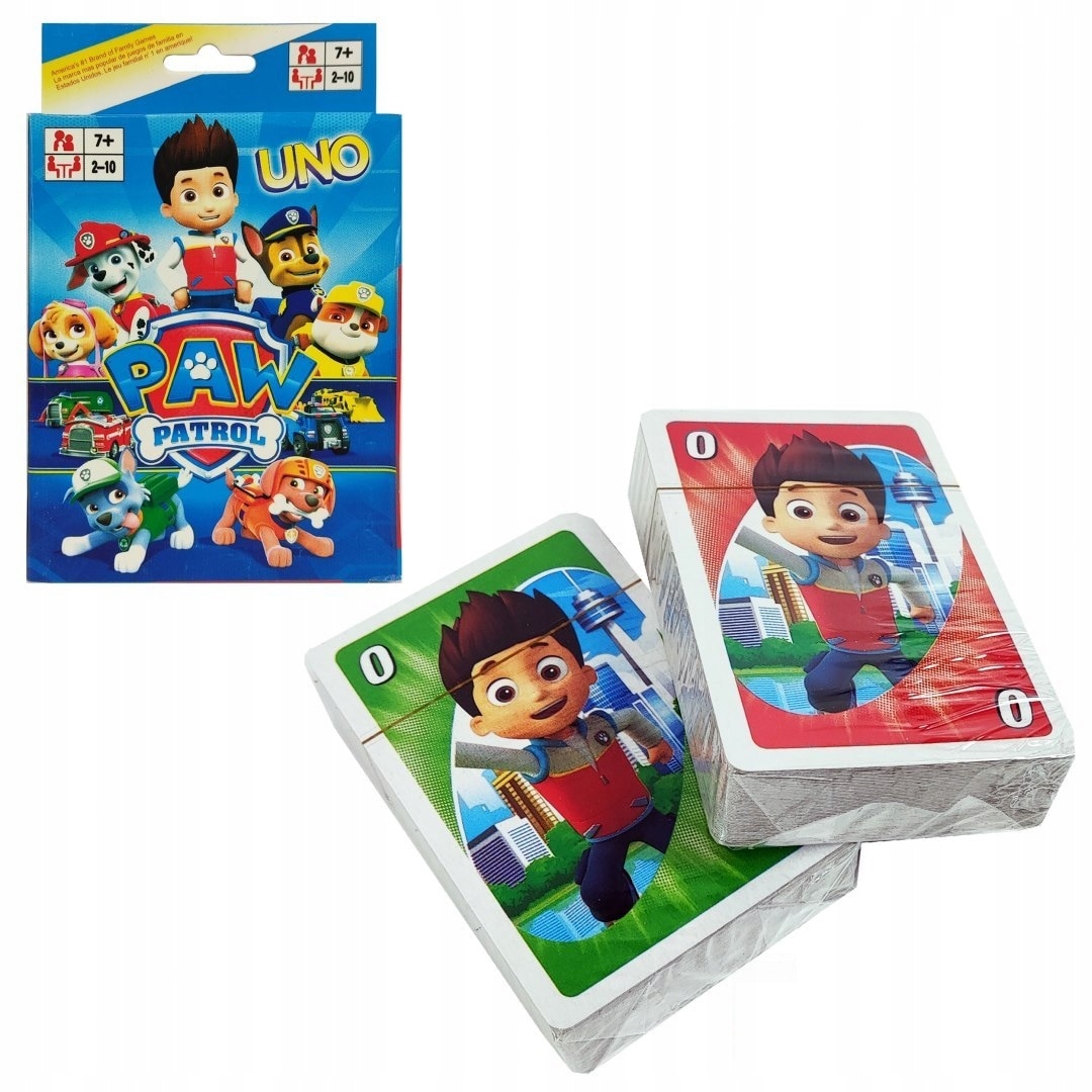 SET CARTI JOC, UNO, MODEL PAW PATROL - eMAG.ro