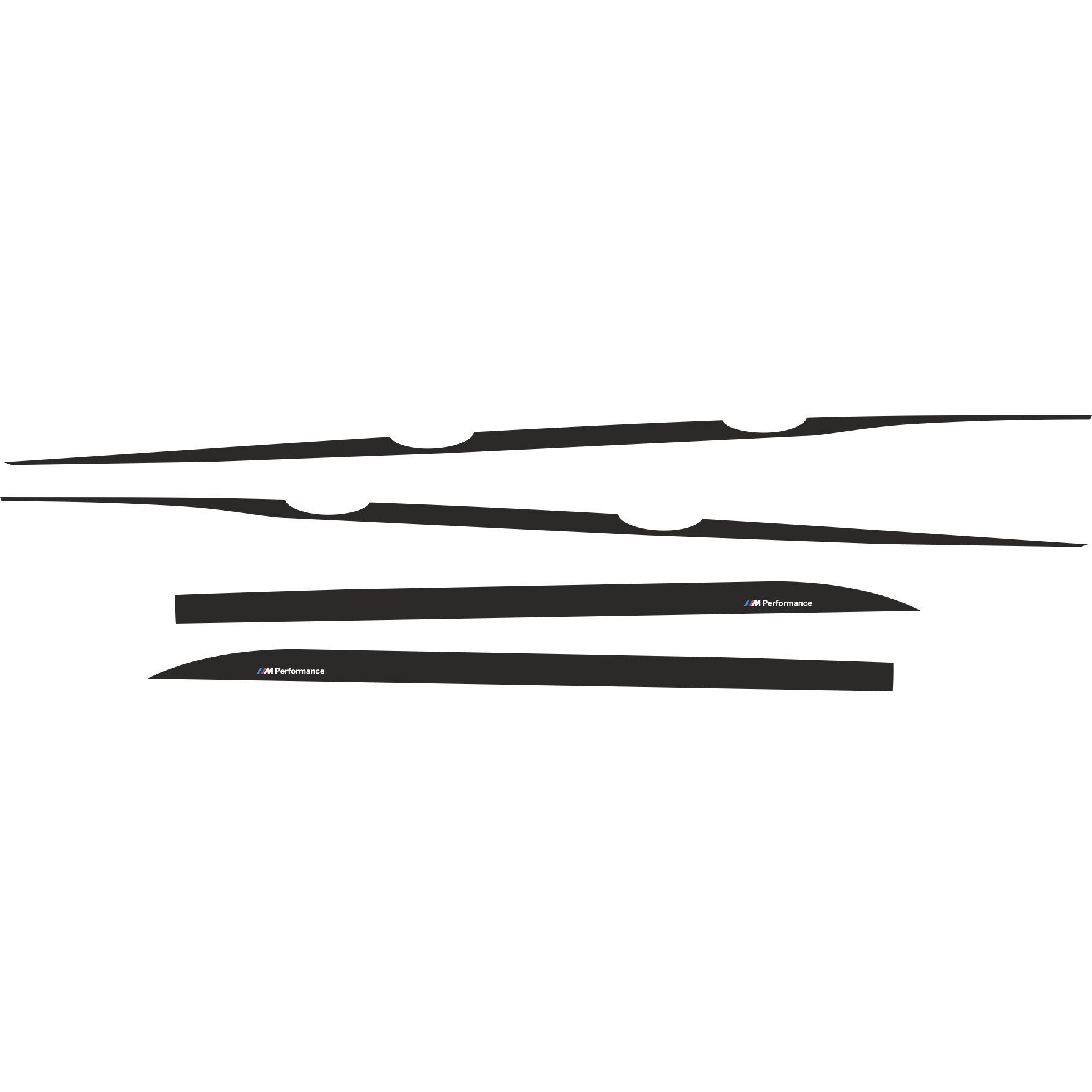 Set autocolante pentru prag si usi, CarStickers.pl, Pentru BMW G30/G31 ...