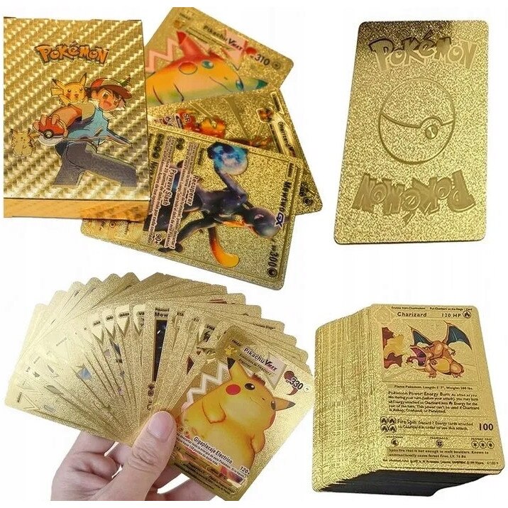 Set 3 pachete carti Pokemon, 3in1, 165 bucati, Multicolor - eMAG.ro