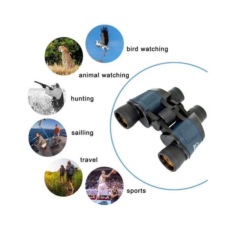 Binoclu profesional, Chigoods, PVC, 60x60, Negru - eMAG.ro