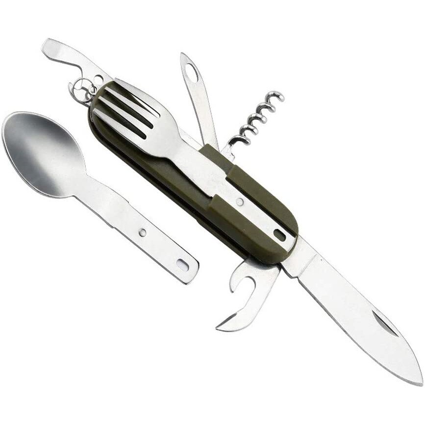 Vesela pliabila multifunctionala, 7 in 1, Inox, Detasabila, 10,5x2x3 cm ...
