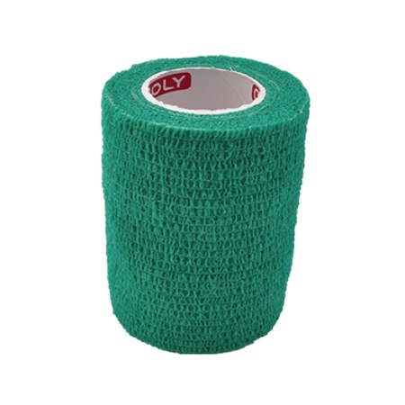 Bandaj elastic autoadeziv 7.5cm - Verde - eMAG.ro