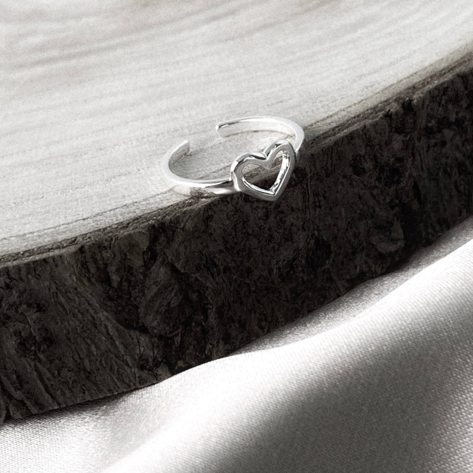 Inel reglabil INIMA din Argint 925 - eMAG.ro