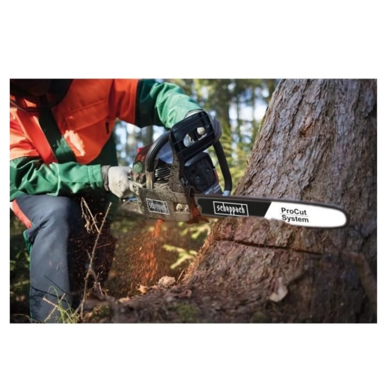 Drujba cu motor in doi timpi CSH46 Scheppach 5910109905, 2.4 Cp, 46 cc ...