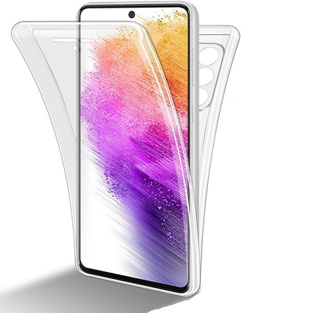 Husa pentru Samsung A55 5G DaDen® Fata-Spate, Full Body 360°, Antisoc ...