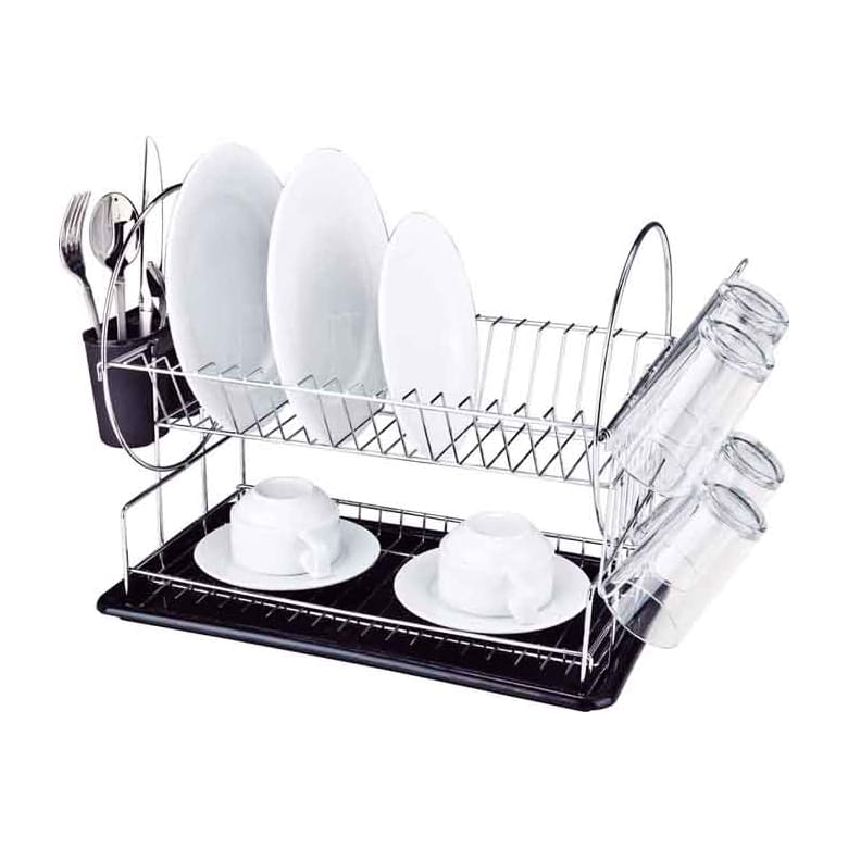 Frandis Edénytartó, evőeszközök és poharak tartásával, 2 szintes, 50x23 ...