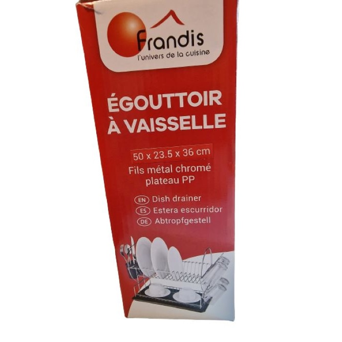 Поставка с тава за отцеждане на съдове, с поставки за прибори и чаши ...