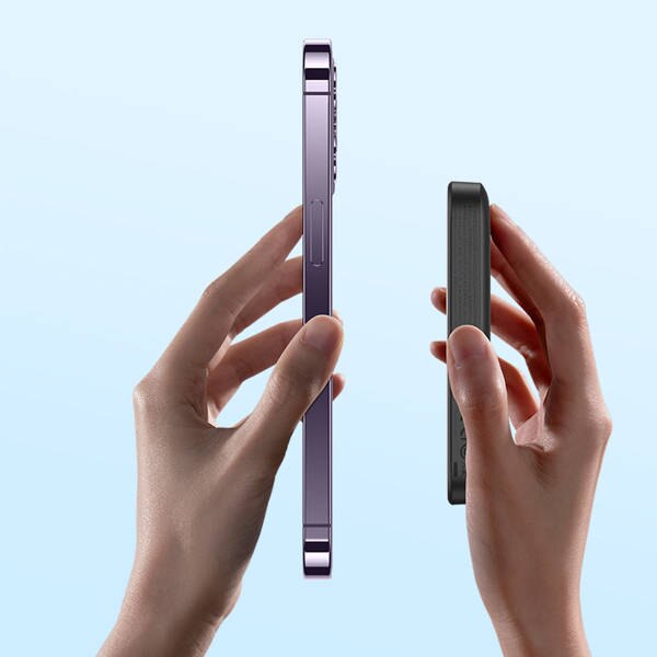 Incarcator wireless telefon, Baseus, 10000mAh, 20W, Negru - eMAG.ro