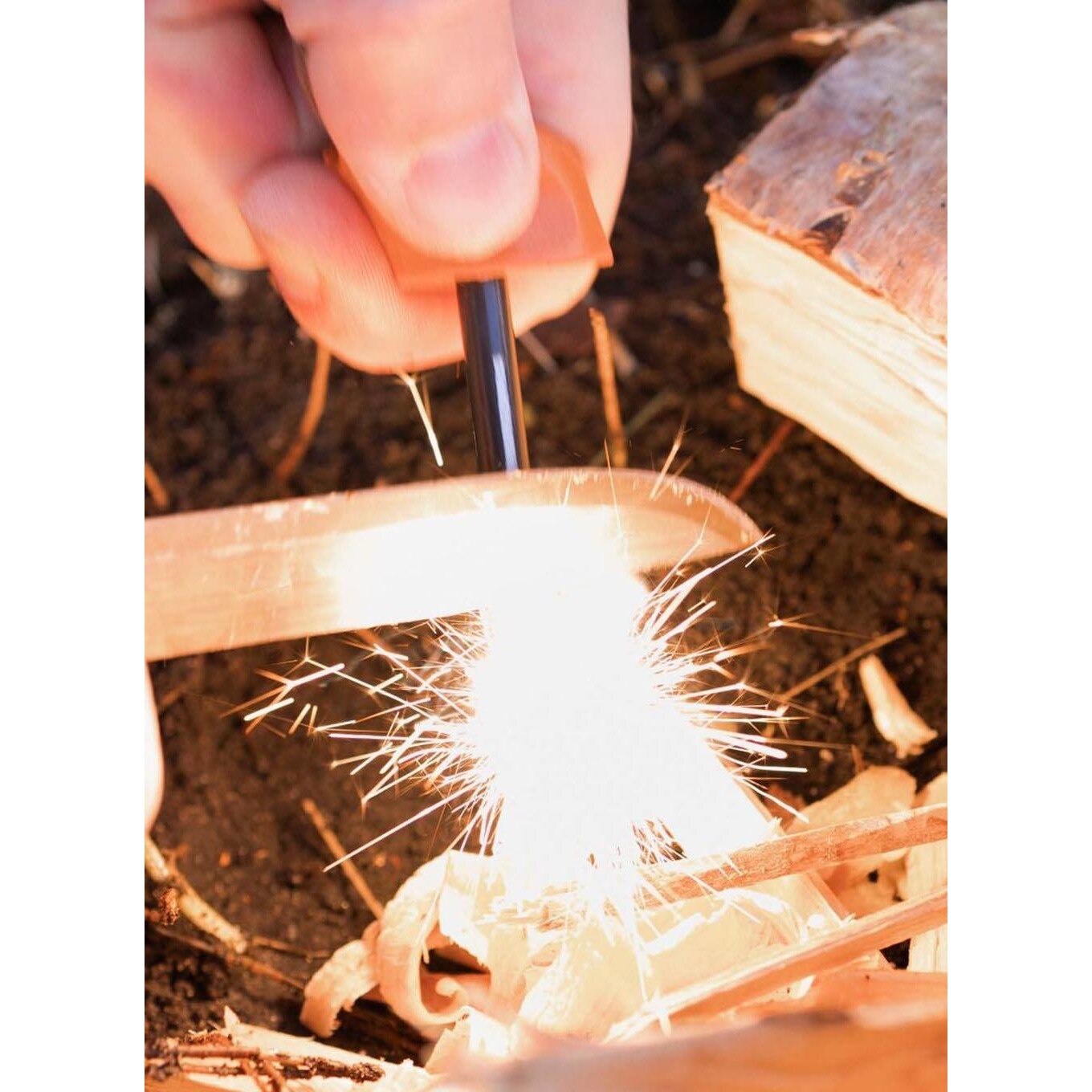 Cutitului din cremene, Light My Fire, FireKnife BIO, Verde - eMAG.ro