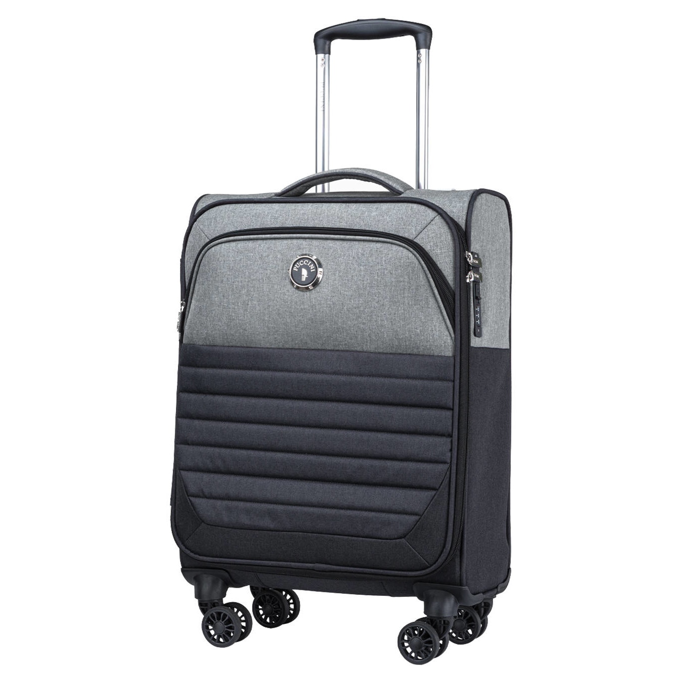 Troler Malmo, Puccini, Poliester, 34 l, Gri - eMAG.ro