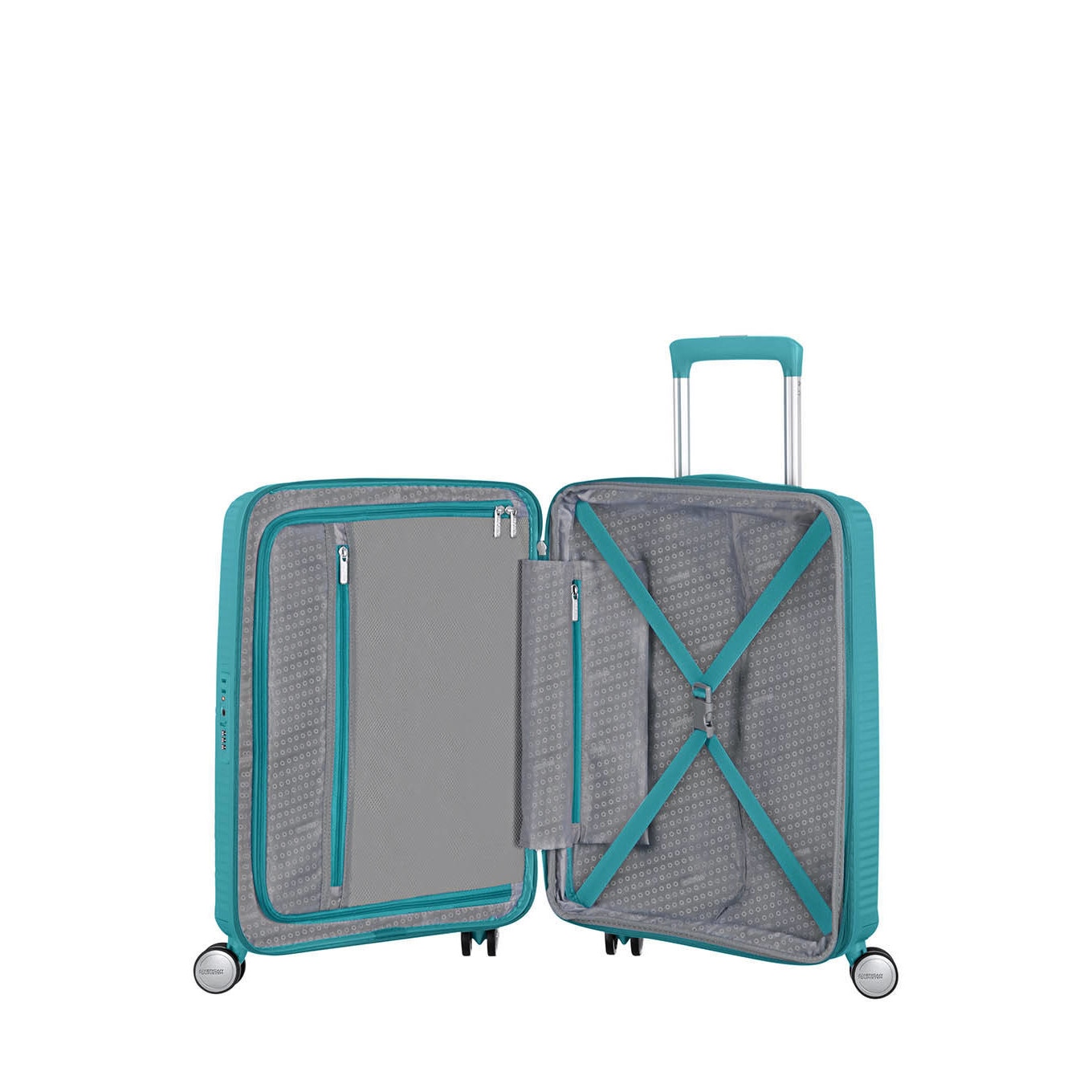 Куфар American Tourister Cabin troller, Extendable, 35.5l, Turquoise ...