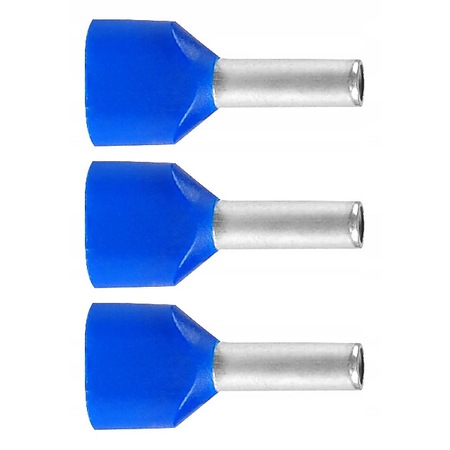 Set 100 pini terminali cu izolatie, Erko, 12mm - eMAG.ro