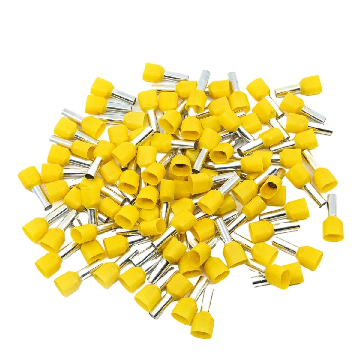 Set 100 pini terminali cu izolatie, Erko, 12mm - eMAG.ro