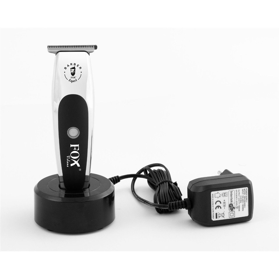 Aparat de tuns, Fox, Par/Barba, Fara fir, Inox, Alb/Negru - eMAG.ro