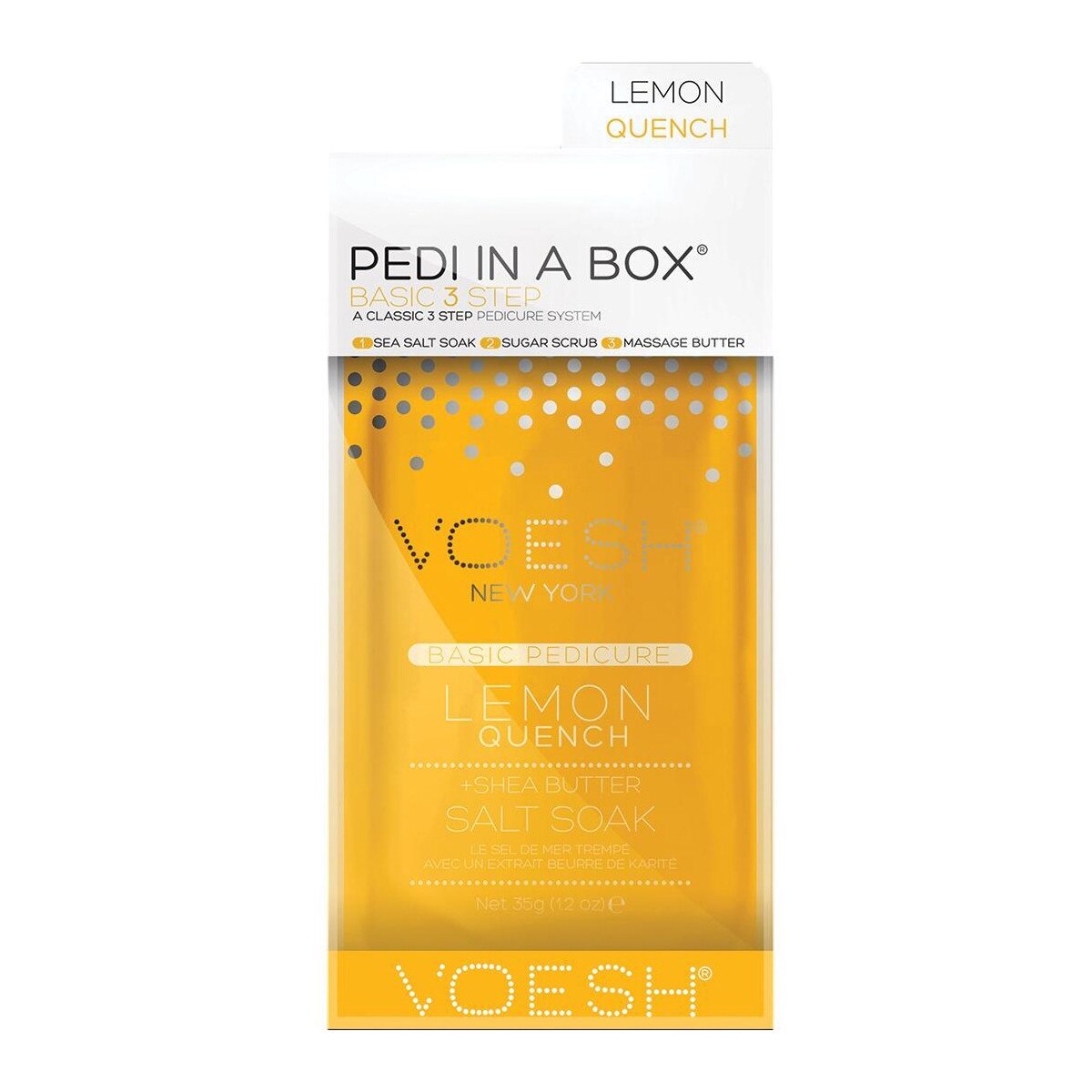 Комплект за лечение на педикюр, VOESH New York, Lemon Quench - eMAG.bg