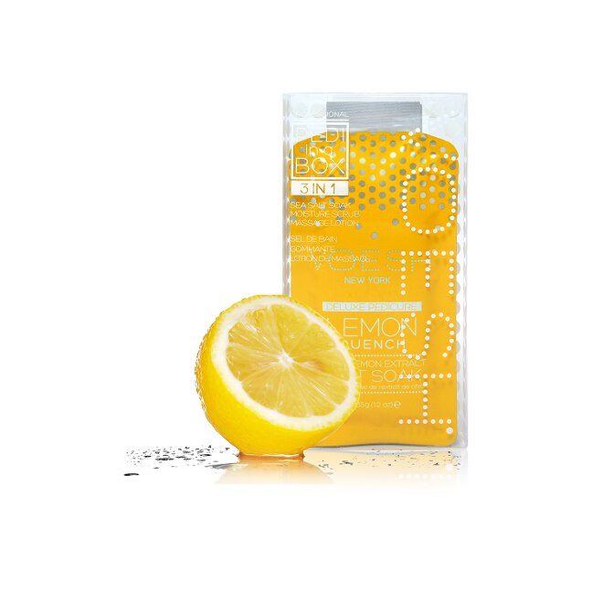Комплект за лечение на педикюр, VOESH New York, Lemon Quench - eMAG.bg