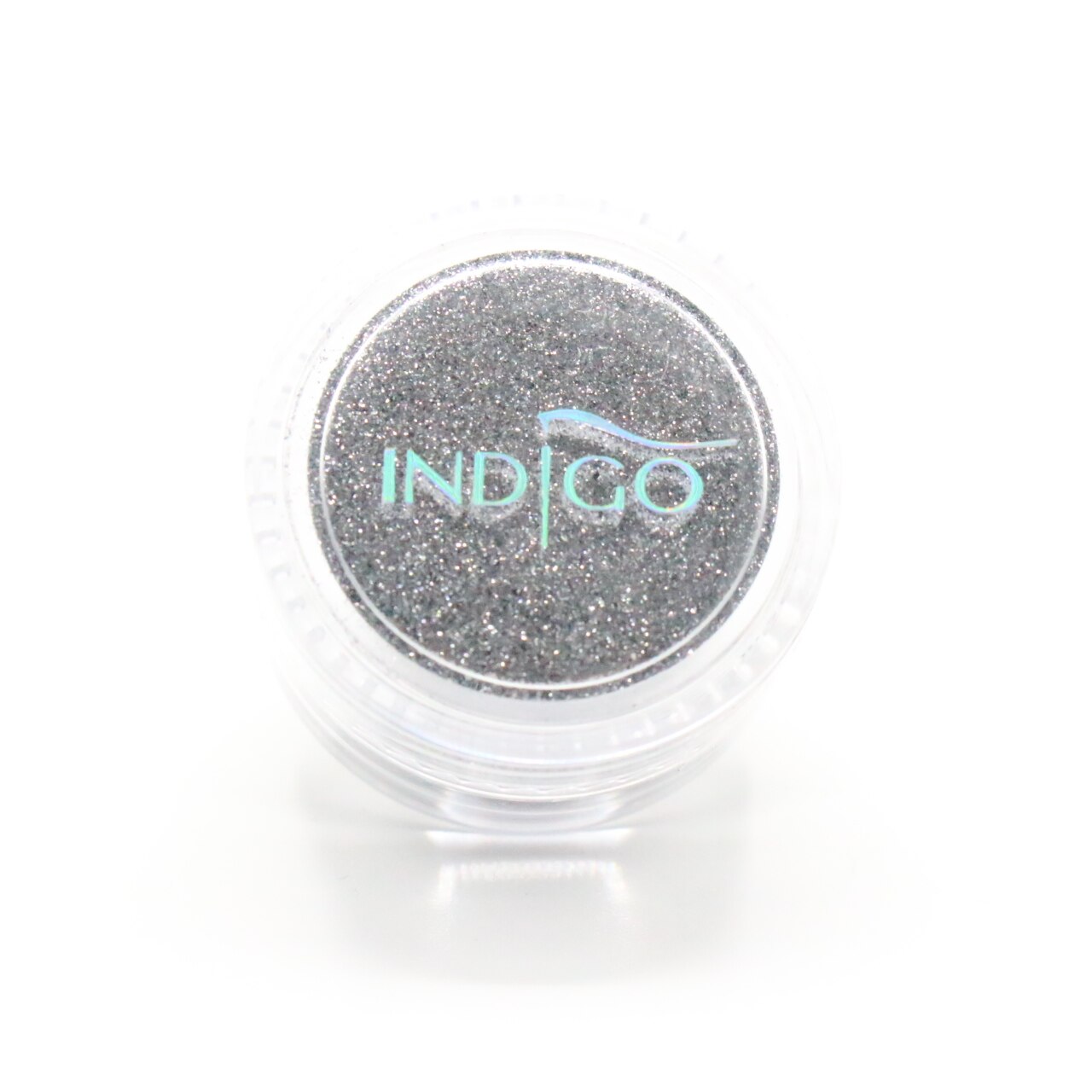 Pudra cu sclipici unghii, Indigo, Lunatic - Argintiu, 0.5 g - eMAG.ro