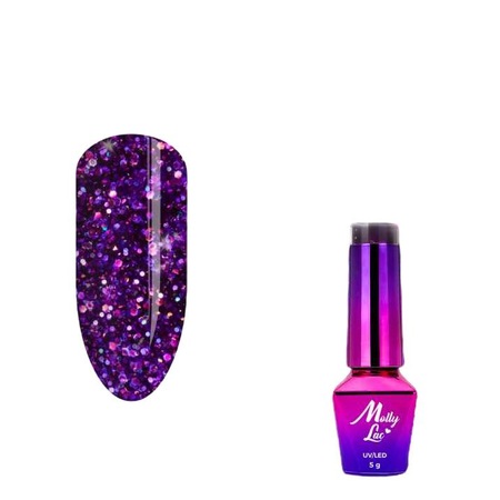 Lac hibrid Spotlight, Molly Lac, 636 Tinkleberry - Mov, 5 ml - eMAG.ro