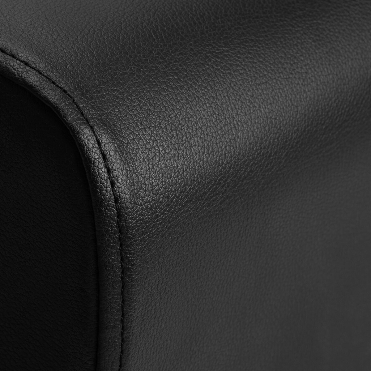 Mobilier salon, Activeshop, Piele ecologica, Negru - eMAG.ro
